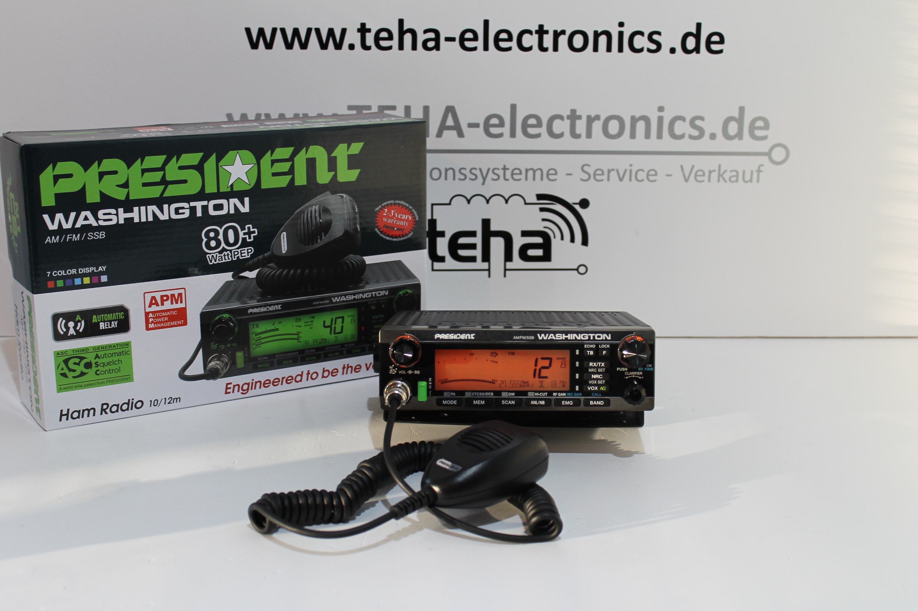 President Washington, Teha electronics | TEHA electronics